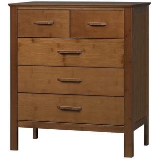 Tall Dresser for Bedroom, 5 Drawer Dresser, Chest of Drawers with ...