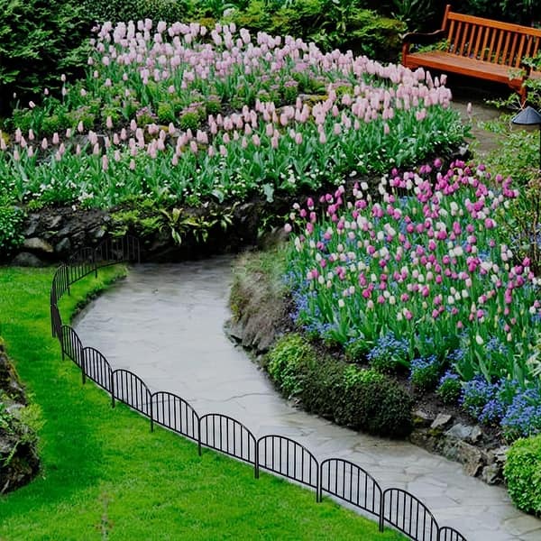 flower border fencing