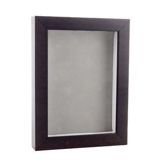 11x14 Shadow Box Frame Brown Walnut Wood | 3/4" Usable Display Depth ...