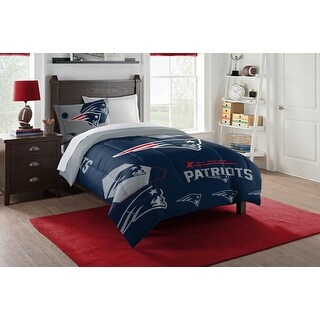 NFL 862 Patriots Hexagon Twin Comforter - Bed Bath & Beyond - 34012069