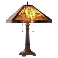 Gracewood Hollow Porochista 22-inch Tiffany-style Mission Table Lamp ...