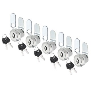 5/8" Cam Locks with Keys, File Drawer Replacement Lock Keyed Different ...