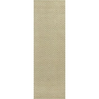 8'x11' Ivory Hand Woven Herringbone Jute Indoor Area Rug - 3'6" Round ...