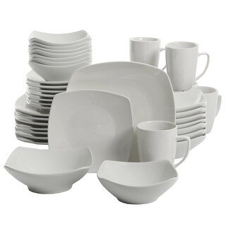 Everyday Square Expanded 40-Piece Dinnerware Set - Bed Bath & Beyond ...