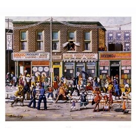 ''The Strip'' by Melvin King African American Art Print (22.625 x 26.25 ...
