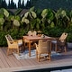 Cambridge Casual Sydney 5-piece Teak Outdoor Wicker Dining Set - Bed ...