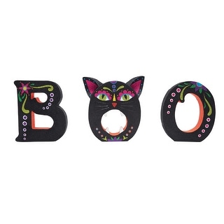 Black Cat Boo Letters Set of 3 - Set of 3 - Bed Bath & Beyond - 36579099