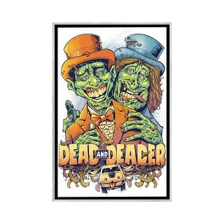 iCanvas "Dead and Deader" by Flyland Designs Framed - Bed Bath & Beyond ...