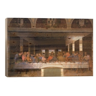The Last Supper, 1495-1498 Print On Wood by Leonardo da Vinci - Multi ...