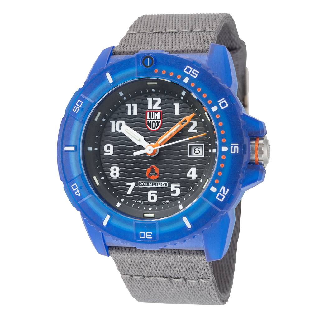 Luminox Men's XS.8902.ECO Tide ECO 46mm Quartz Watch - Grey - N/A ...