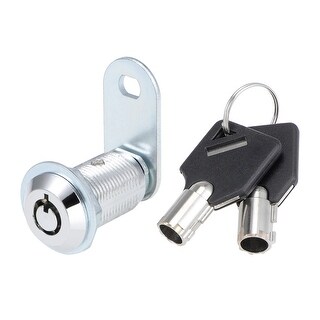 Tubular Cam Lock 30mm Cylinder Length Chrome Finish Keyed Alike - 30mm ...