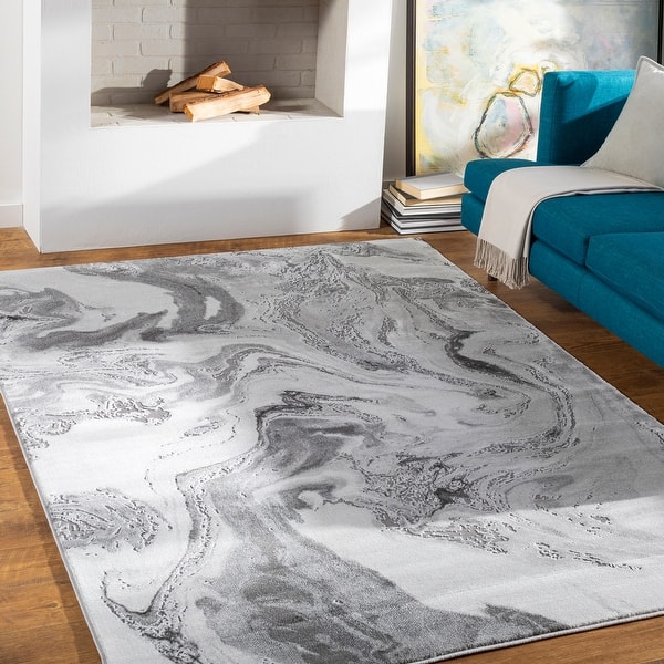 Livabliss Auria Modern Swirl Area Rug - Bed Bath & Beyond - 34812080