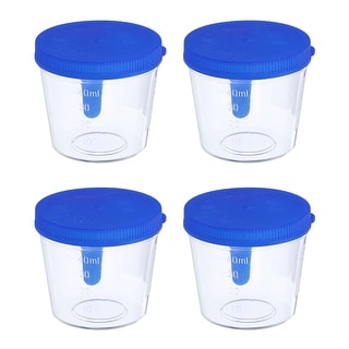 40mL Sample Cups Sample Containers Leak Proof Screw Cap for Lab Home ...