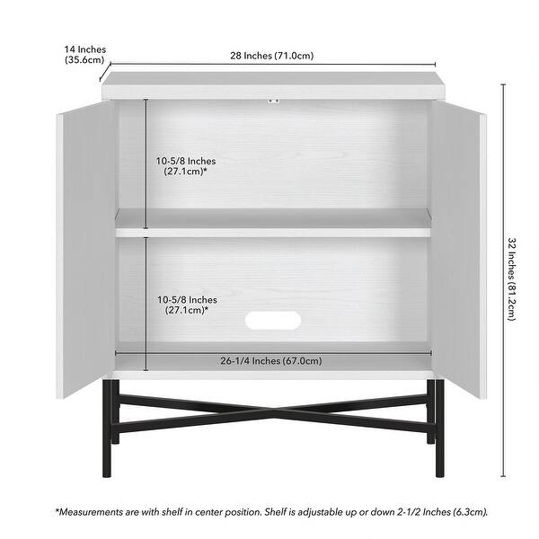Brighton 28" Wide Rectangular Accent Cabinet - 28" Wide - Bed Bath ...