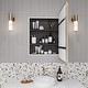 Glass Warehouse SC1-SQ-22X32 Calla 22" x 32" Framed Single Door - Bed ...