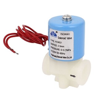 AC 220V 1/4 BSP Female Thread 2 Position 2 Way Solenoid Valve YCWS1 ...