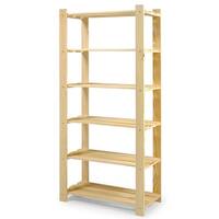 6 Shelf Slatted Storage Unit Natural - On Sale - Bed Bath & Beyond ...