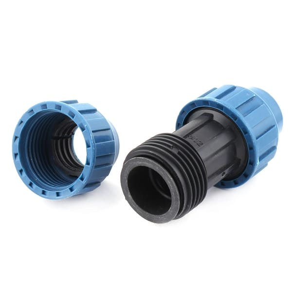 Garden Lawn Irrigation Sprinkler Pipe Coupling Hose Connector 1BSP ...
