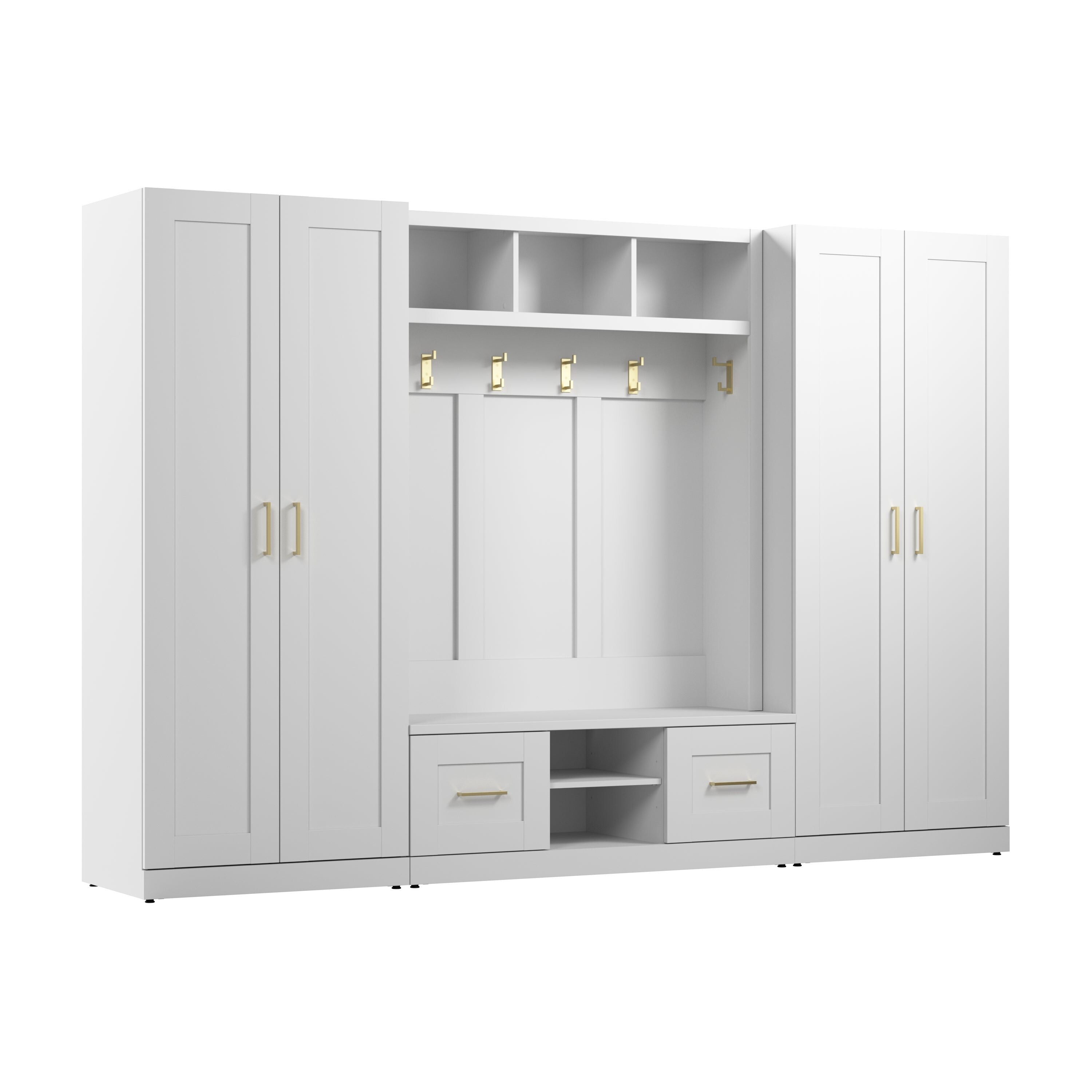 Hampton Heights Entryway Storage Set with Cabinets by Bush Furniture On Sale Bed Bath Beyond 38986584