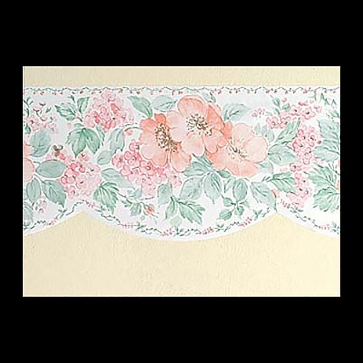 peach wallpaper border