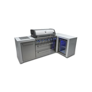 Mont Alpi MAi805-D90FC 6-Burner 90° Deluxe Stainless Steel Modular ...