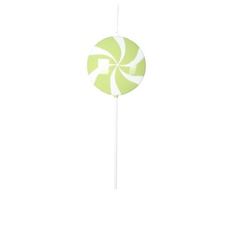 Vickerman 26" Green Flat Round Lollipop on stick. - Bed Bath & Beyond ...