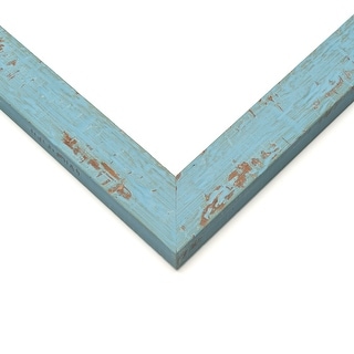 6x17 Frame Blue Solid Wood Picture Frame Width 1.125 Inches | Interior ...