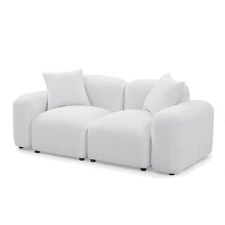 L-shape Modular Sectional Sofa with Chaise Lounge, 4 Seat Loop Yarn ...