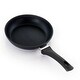 Oster Kono 8 Inch Aluminum Nonstick Frying Pan in Black with Bakelite ...