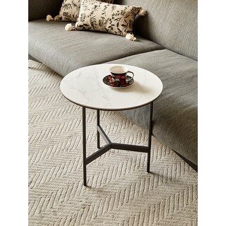 Bedroom Nightstand Reading Table Lamp Table Storage Table with Metal ...