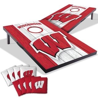 Wisconsin Badgers NCAA Compact 2x3 Tailgate Cornhole Board Set - Bed ...
