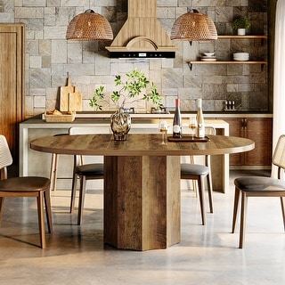 Oval Dining Table, Kitchen Table for Living Room, Dinner Reception Room ...