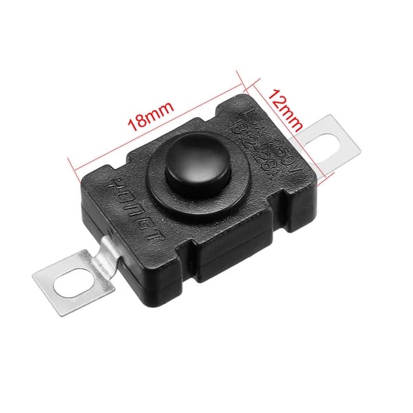 Self Locking Push Button Tactile Tact Switches 18x12x9mm 2-Pin 3PCS ...