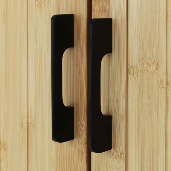 VEIKOUS Eco-Friendly Bamboo Kitchen Pantry Storage Cabinet with ...