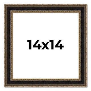 14x14 Frame Gold Antique Vintage Sold Wood Picture Frame | 1.75 Inch ...