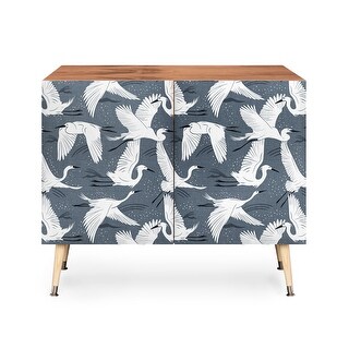 Heather Dutton Soaring Wings Steel Blue Grey Made-to-Order Credenza ...