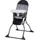 Simple Fold Full Size High Chair with Adjustable Tray - Etched Arrows ...