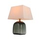 Modern 22-inch Table Lamp Green and Gold Glass Desk Lights - 14.2"Dx21 ...