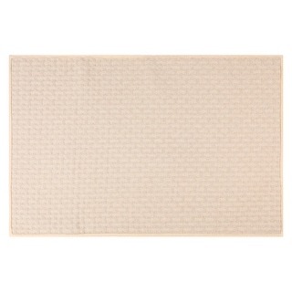 Weaving Pattern Bathroom Rugs Non Slip Washable Soft Absorbent Thick ...