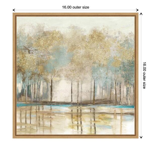Woodlot I (Trees) by Allison Pearce Framed Canvas Art - Bed Bath ...