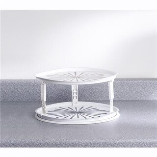 Rubbermaid Home White Twin Turntable FG2937RDWHT Unit: EACH - Bed Bath ...