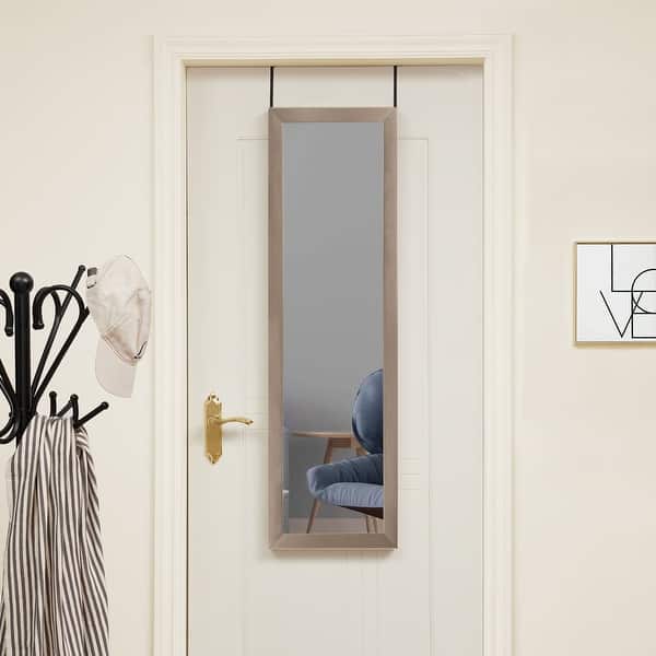 framed mirror door