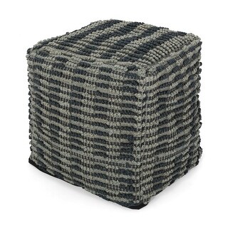 Modern Design Fabric Square Pouf，Softness And Comfort - Bed Bath ...