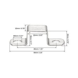U Shaped Connector Bracket, 304 Stainless Steel, 1Pcs - On Sale - Bed ...