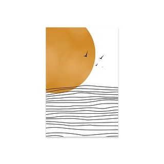 Abstract Sun Set Art Print On Acrylic Glass by Tysee Ciage - Bed Bath ...