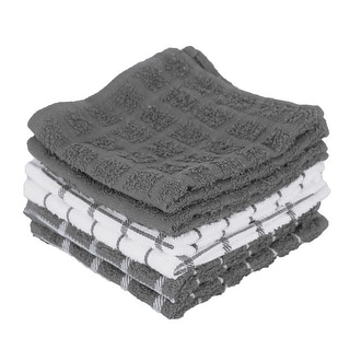 RITZ Royale Check Cotton Kitchen Towels (Set of 2) - Bed Bath & Beyond ...