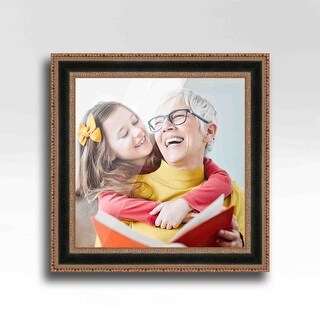 14x14 Frame Gold Real Wood Picture Frame Width 1.75 inches | Interior ...