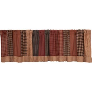 Maisie Patchwork Valance 19x90 - Bed Bath & Beyond - 34149174