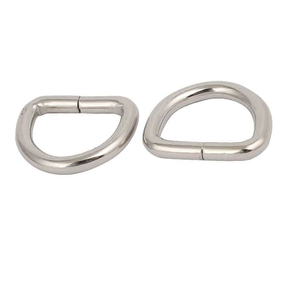 20mm Inner Width Metal Half Round Shaped Non Welded D Ring 20pcs ...