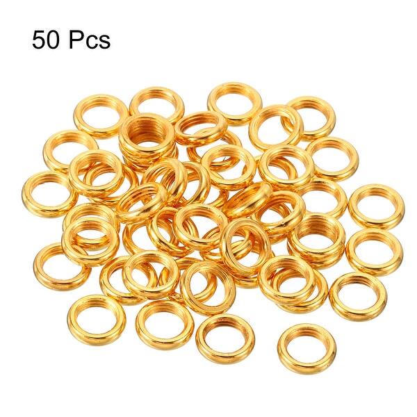 50pcs M10x1mm Lamp Pipe Thread Nuts Screw Bolts Thread Fasteners - Bed ...